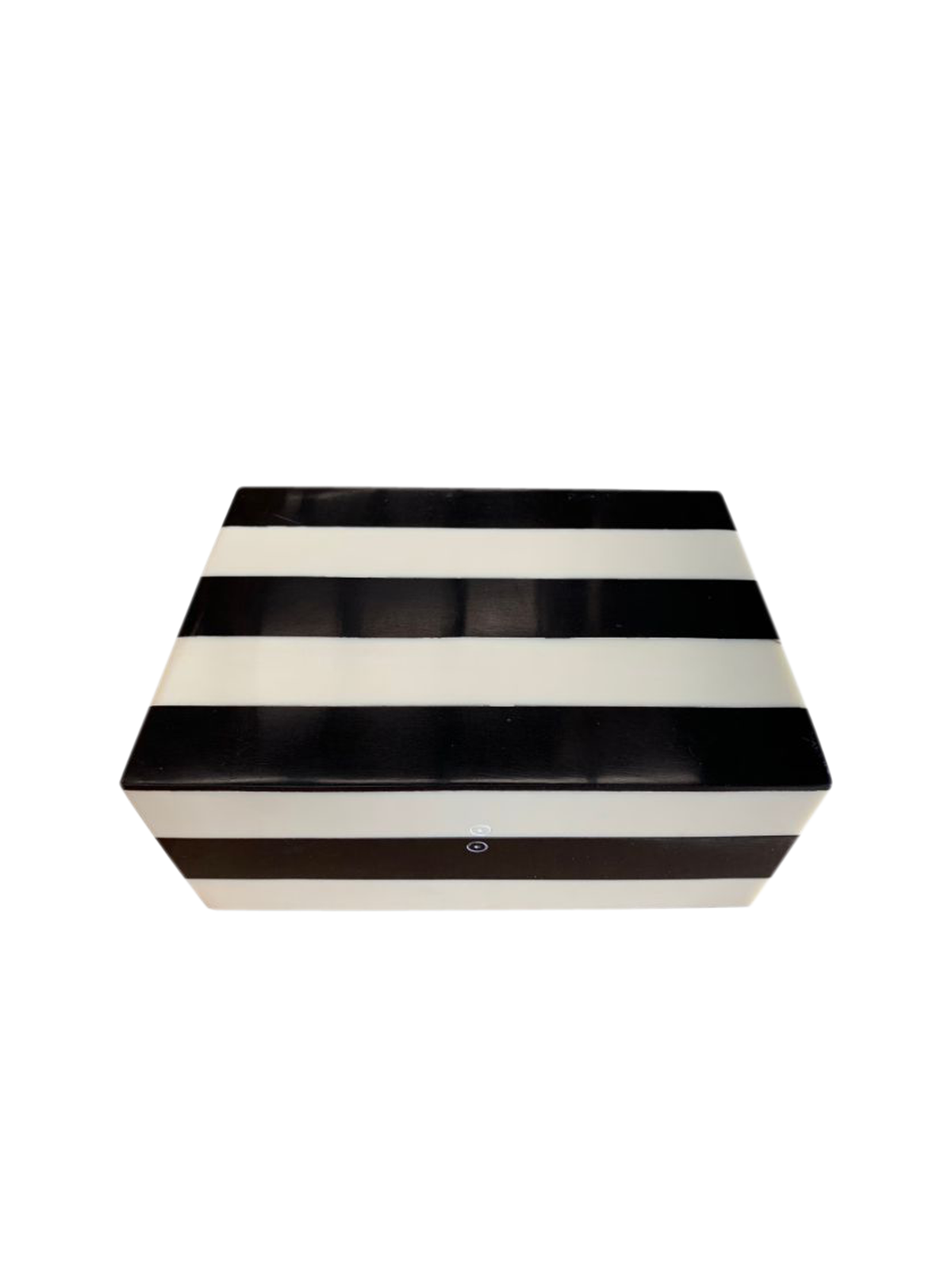 Black And White Stripe Storage Box Boh And Ivy